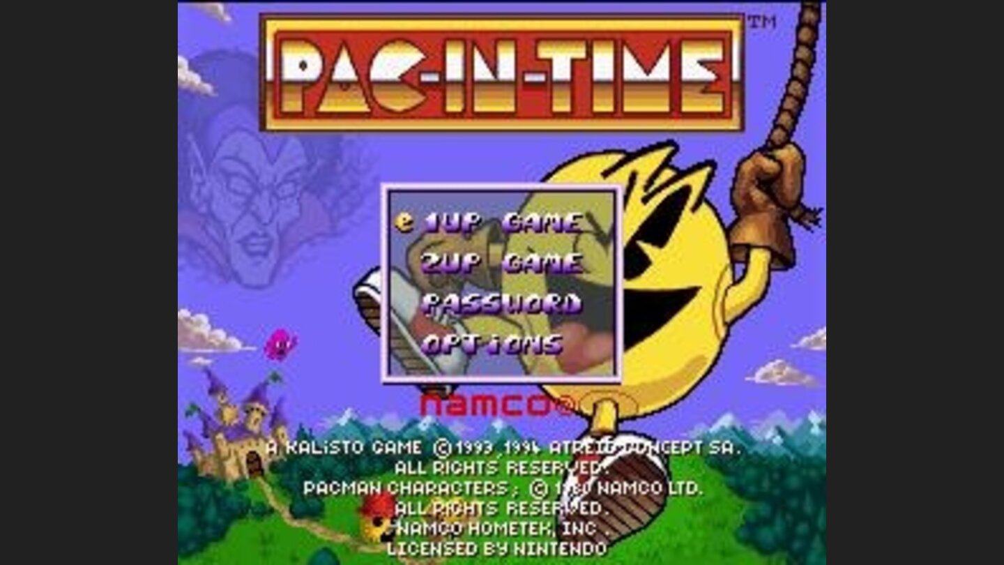 Pac-in-Time SNES