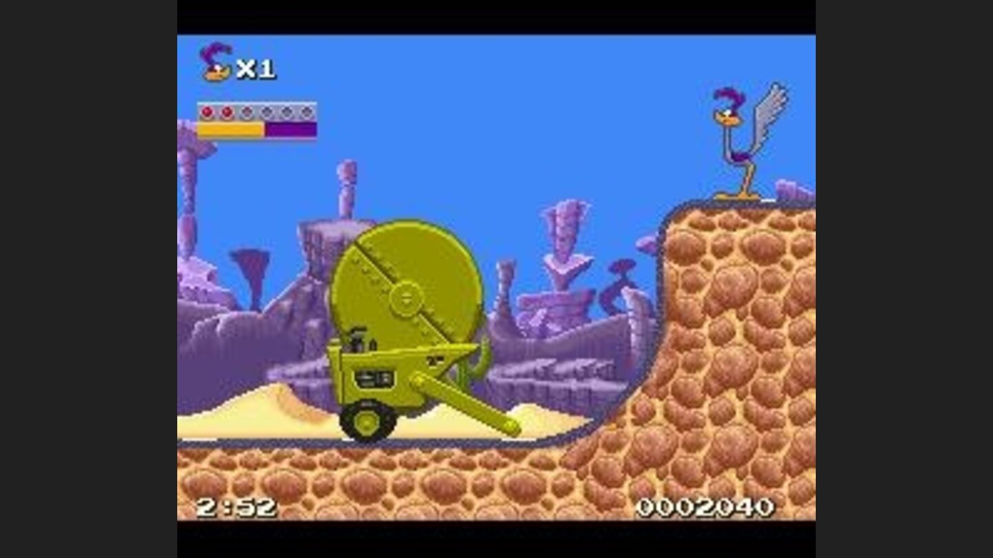 Road Runner's Death Valley Rally SNES
