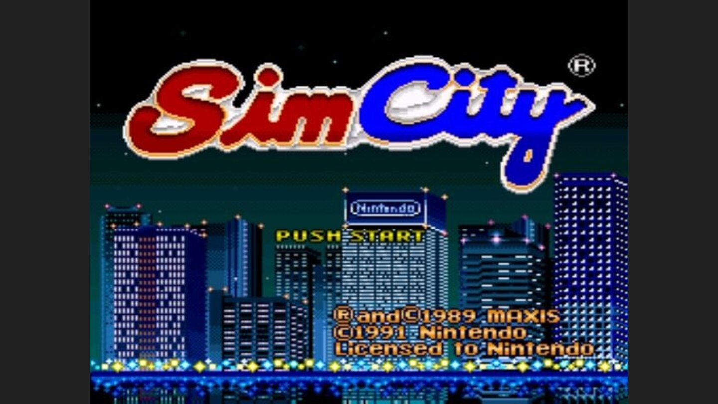 SimCity SNES
