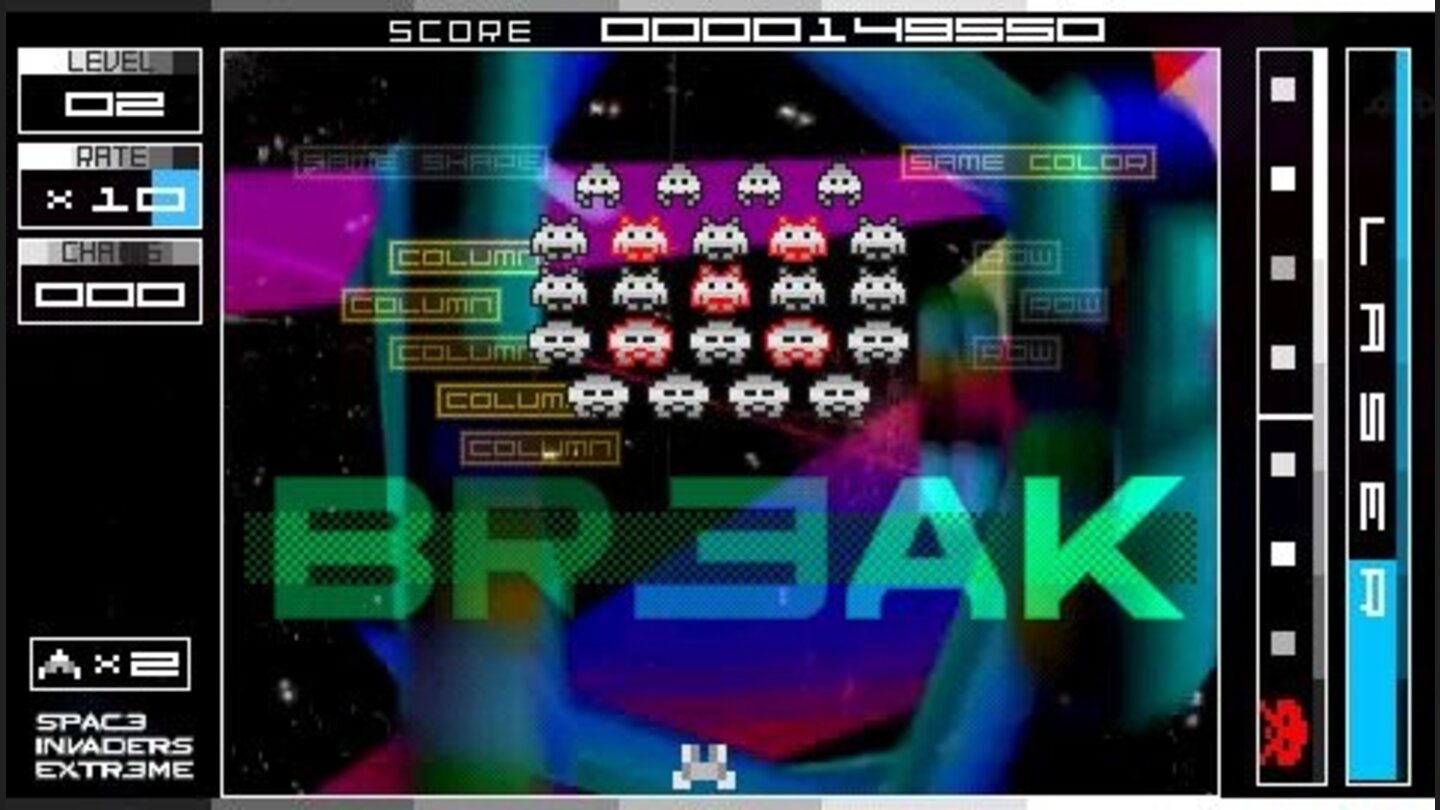 Space Invaders Extreme PSP