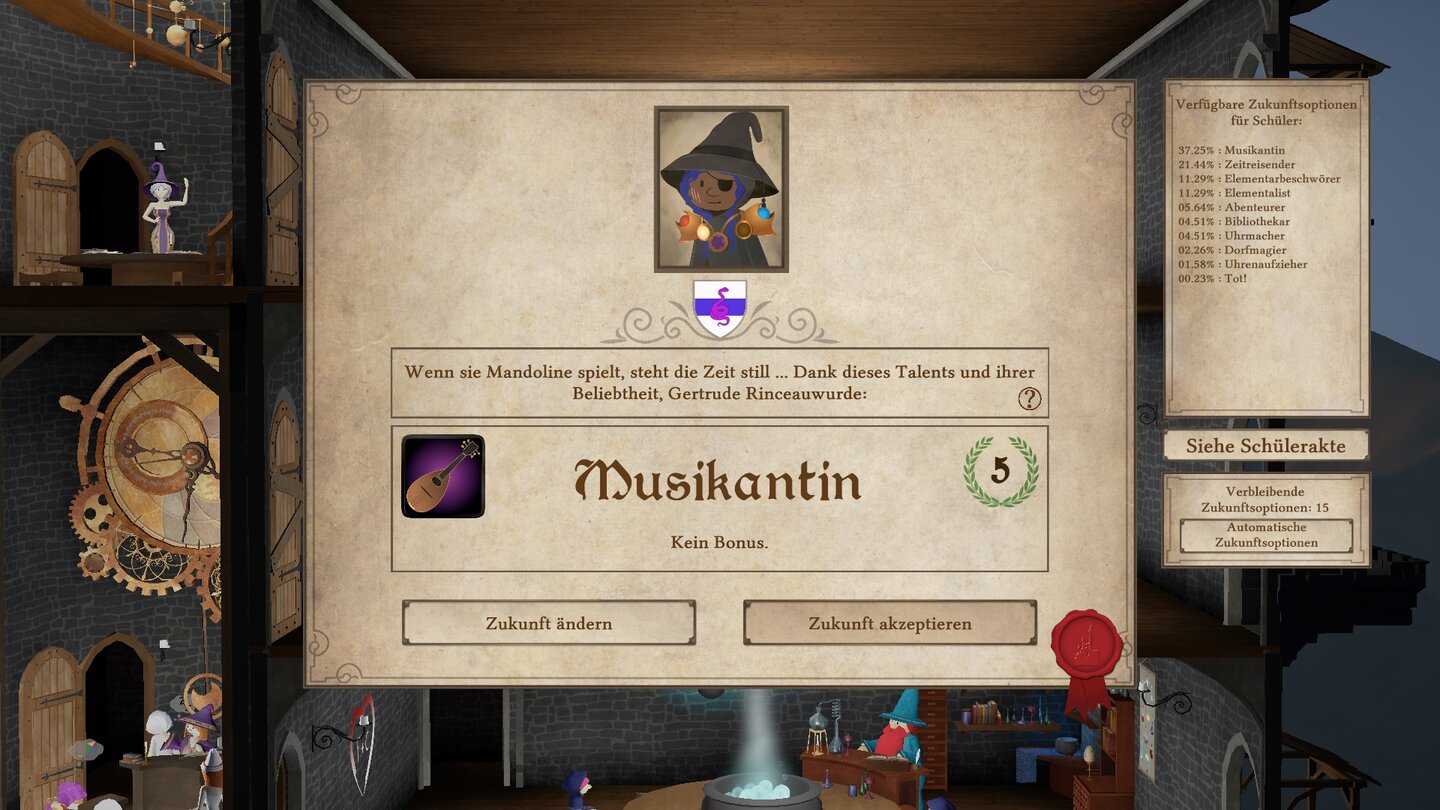 Spellcaster University - Screenshots zum Zauberschulen-Aufbauspiel