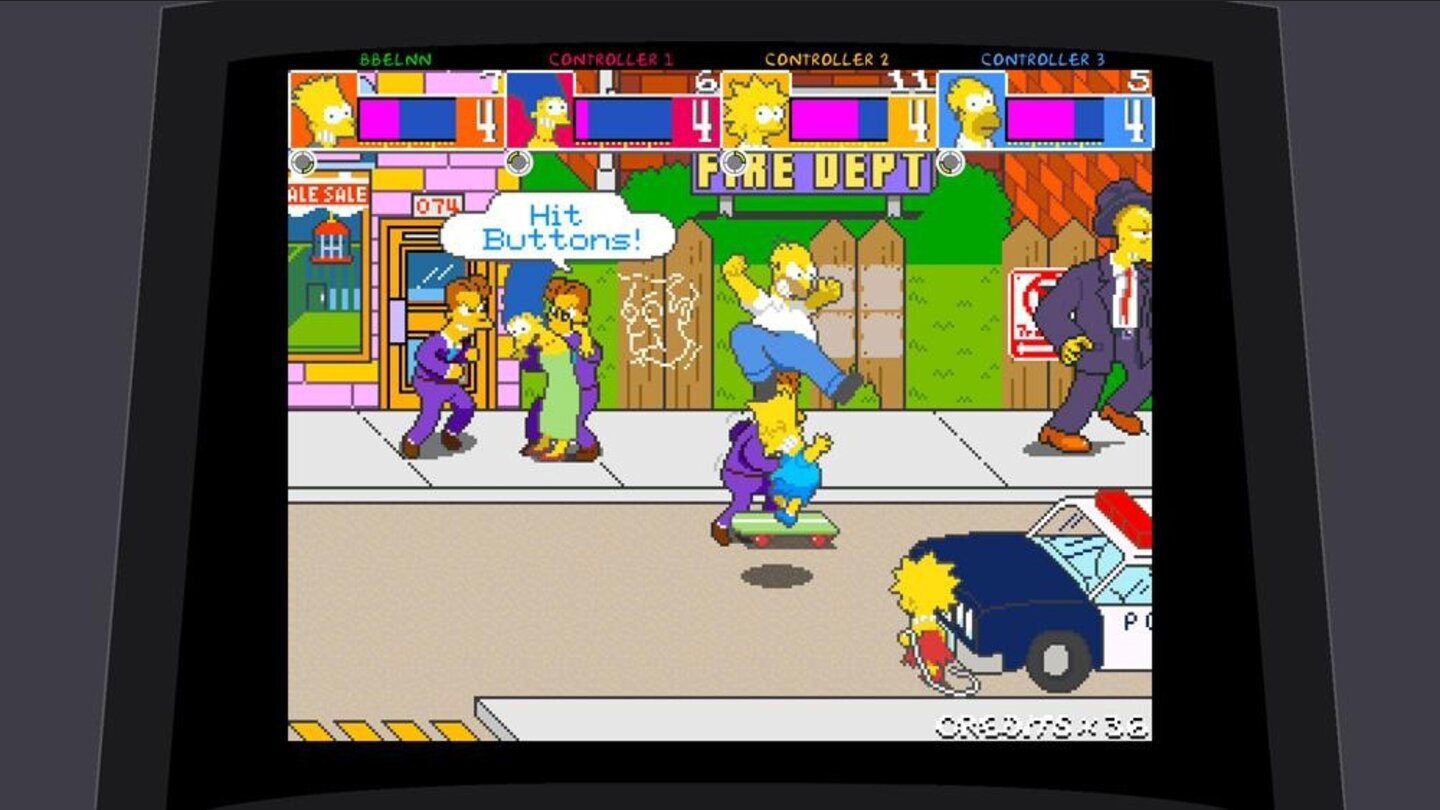 The Simpsons Arcade Game - Screenshots
