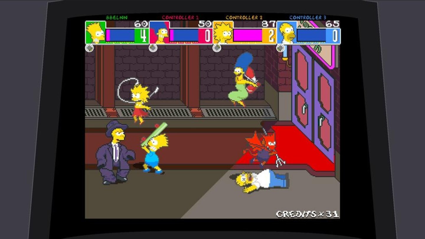 The Simpsons Arcade Game - Screenshots