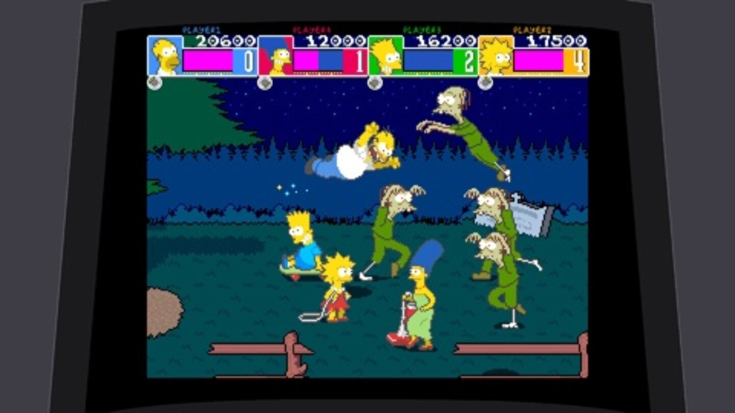 The Simpsons Arcade Game - Screenshots