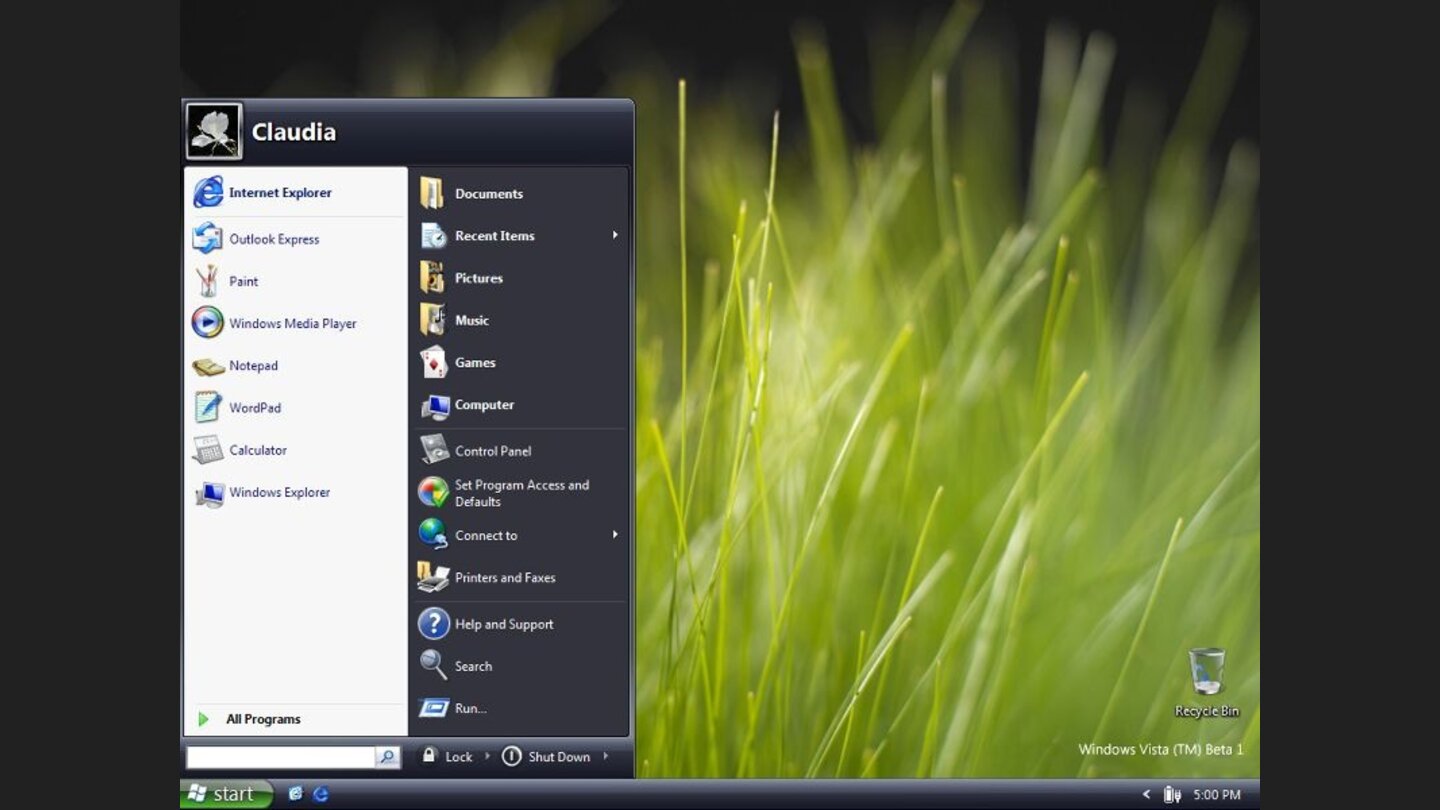 Windows Vista Beta 1