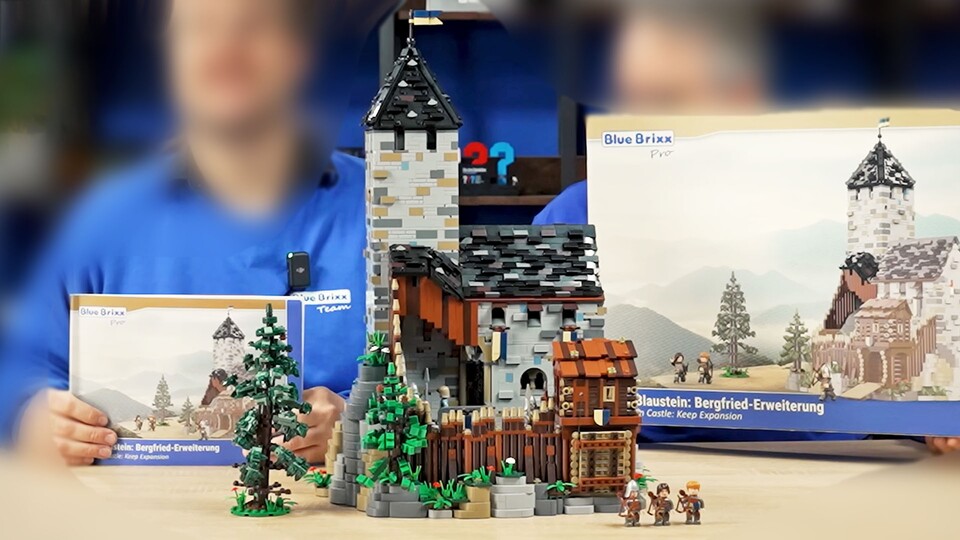 »Der Bergfried ist komplett!« Unsere liebste LEGO-Alternative BlueBrixx ...
