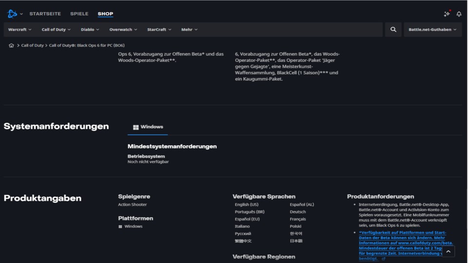 CoD Black Ops 6 wird wieder always online und angeblich über 300 ...
