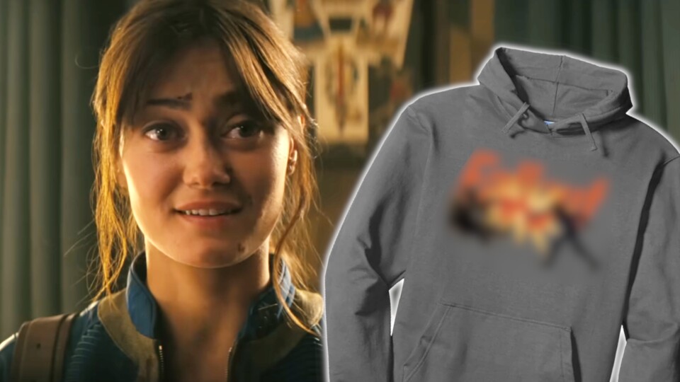 In Fallout - Staffel 2 verteilt Lucy Schellen mit einer Power-Fist ...