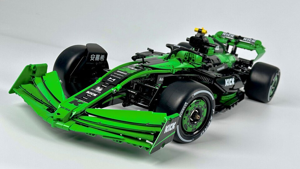 Der LEGO Technic Ferrari kann gegen diesen Formel 1-Renner einpacken ...
