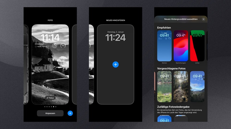 iOS: So einfach erstellt ihr euren ganz persönlichen Sperrbildschirm
