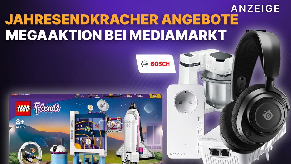 Jahresendkracher bei MediaMarkt: Lego, Bosch Geräte, Gaming Headsets ...
