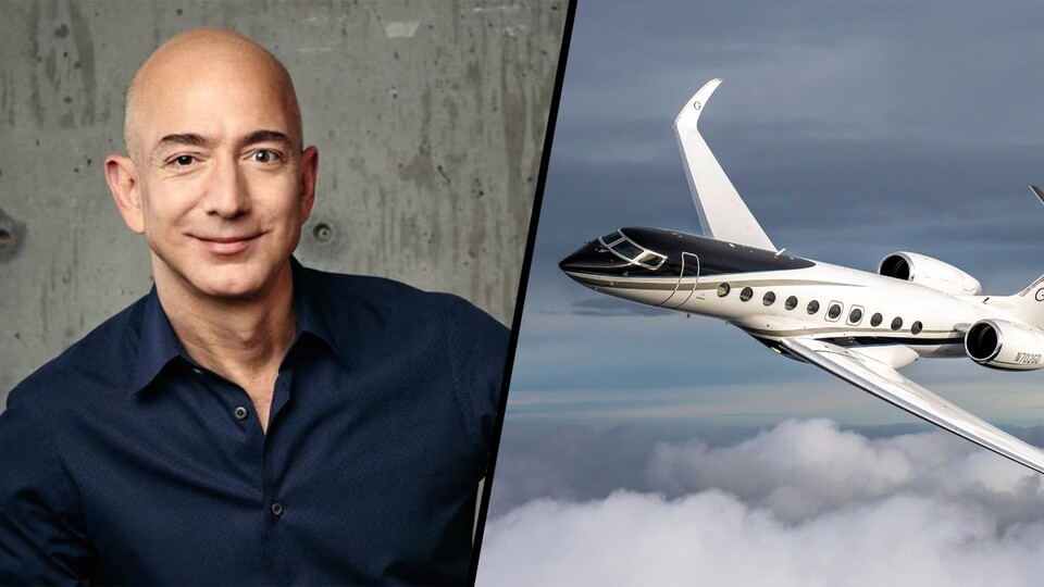 Jeff Bezos hat mit seinem neuen Luxusjet in 6 Wochen mehr CO₂ ...