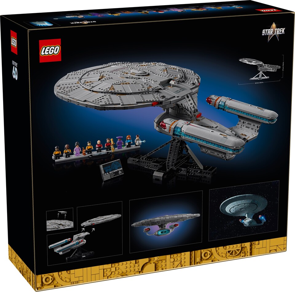 Star Trek: Die Lego Enterprise D mit 3.600 Teilen wurde offiziell ...