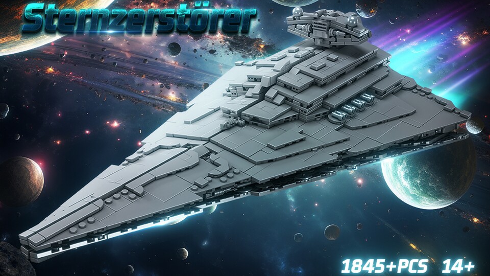 LEGO kann da einpacken: Star Wars Sternenzerstörer mit fast 2.000 ...