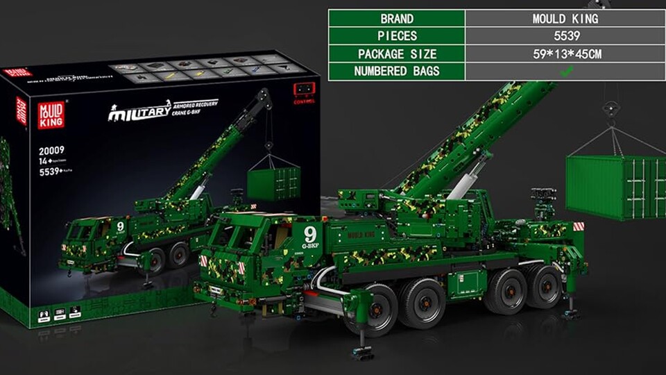LEGO Technic? Nein, Besser! Liebherr-Kran mit 5.000 Teile, Servo ...