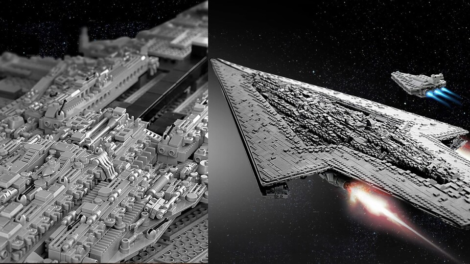 The best lego alternative for me trumps: 1.3 meters long, 8,500 parts ...