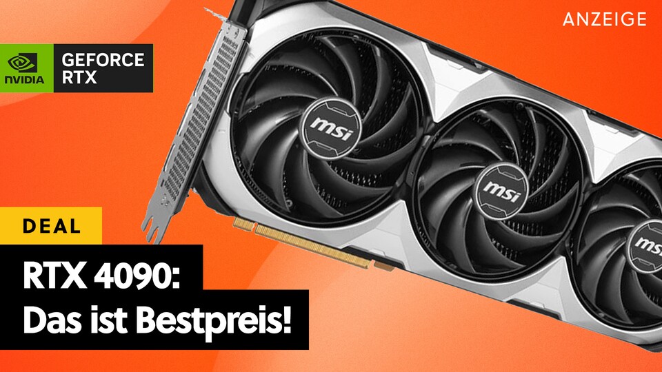 Eilupdate: NVIDIA GeForce RTX 4090 von MSI ist jetzt nochmal woanders günstiger geworden!