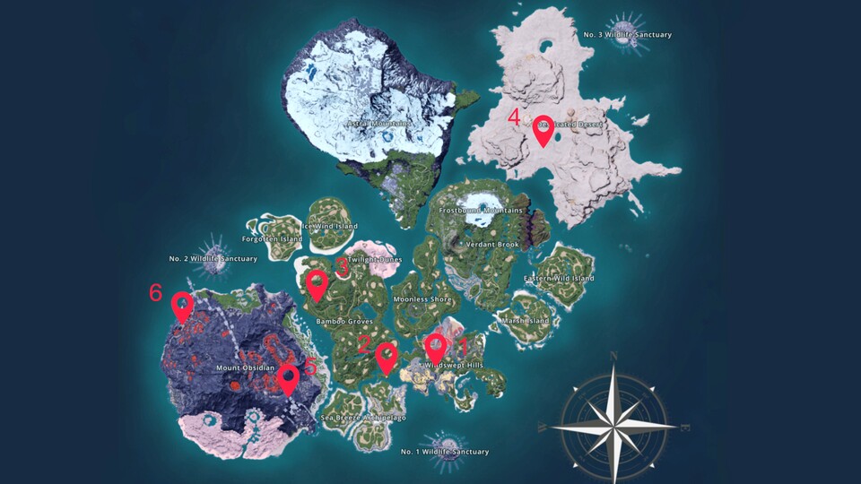 Locations for the Legendary Blueprints at a glance - GAMINGDEPUTY