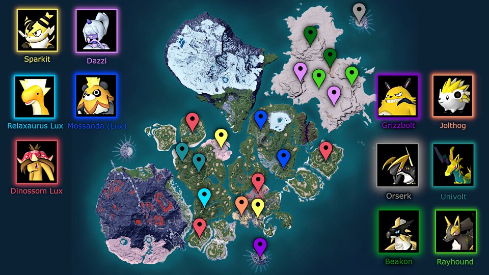 Palworld: Elektrodrüsen finden und farmen