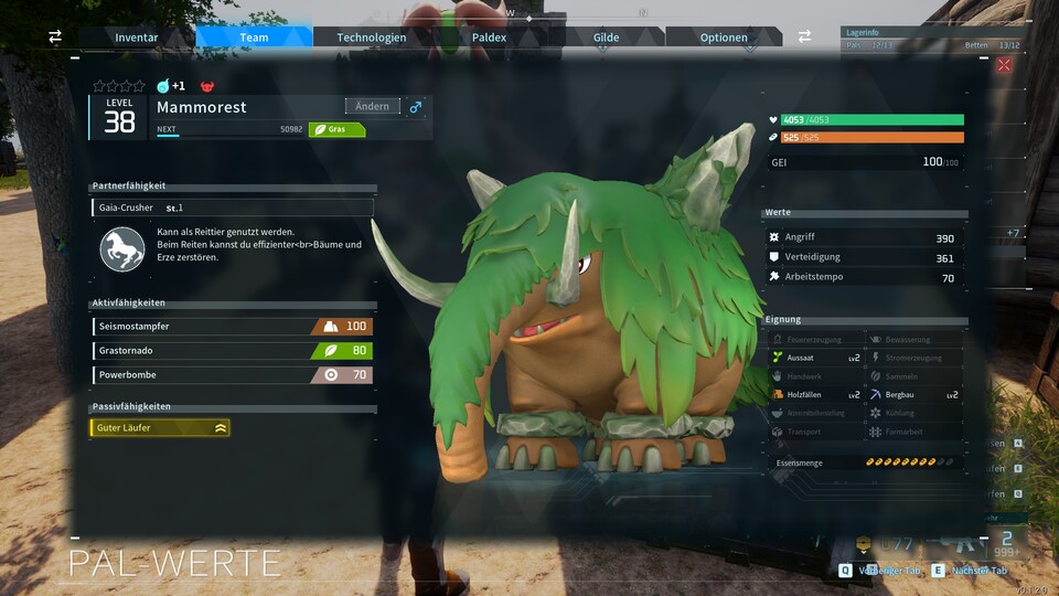 Palworld: Die besten Pals für Kämpfe, Reiten und Basisbau