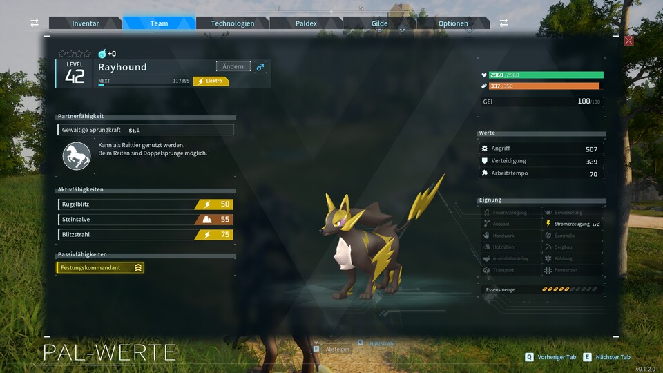 Palworld: Die besten Pals für Kämpfe, Reiten und Basisbau