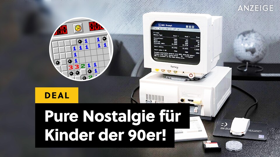 Absolute Retro-Nostalgie: Dieser 90er-PC aus über 1500 Teilen lässt ...