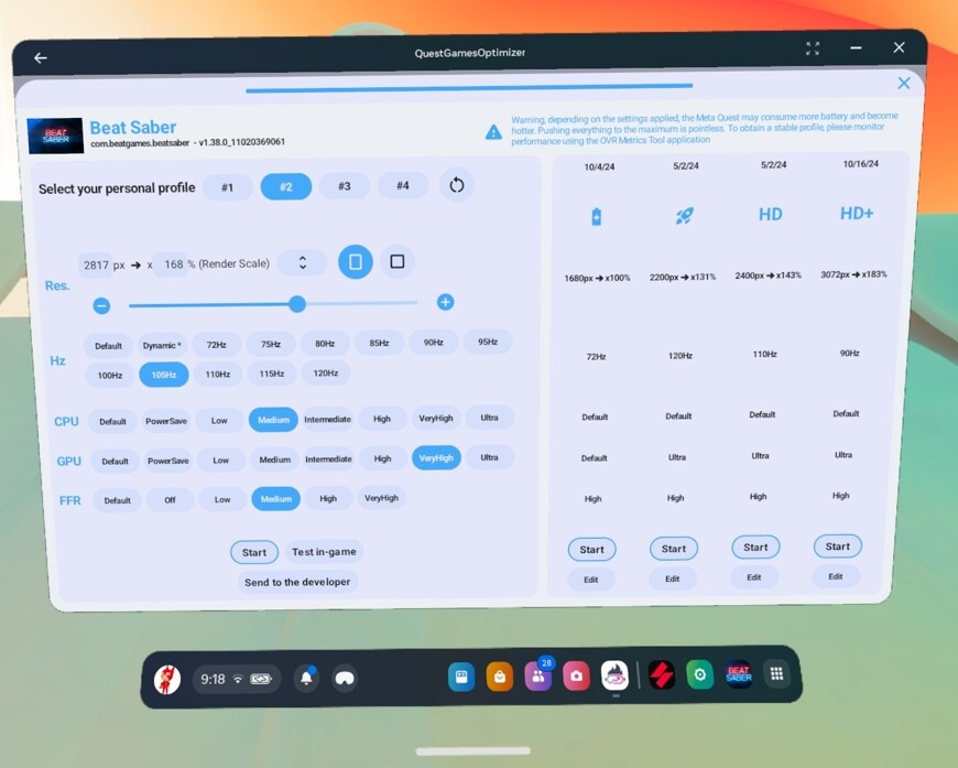 Quest Games Optimizer: Mein Tech-Highlight des Jahres, weil er VR-Spiele so viel schöner macht ...