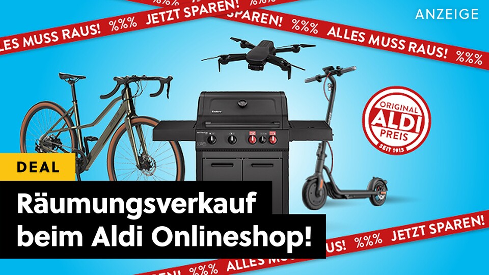 Aldis Onlineshop macht dicht: Im Räumungsverkauf könnt ihr jetzt extrem sparen - Grills, TVs ...