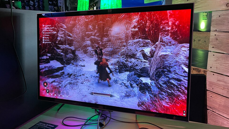 3D, aber ohne Brille: Ich habe mir einen einzigartigen Gaming-Monitor von Samsung angeschaut und ...
