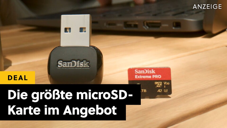 Die größte microSD-Karte, die ich je gesehen habe, bricht im Preis ...