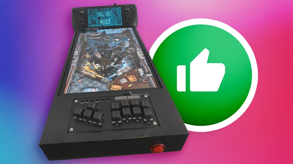 Spieler verwandelt sein Steam Deck in einen großen Flipper – und ...
