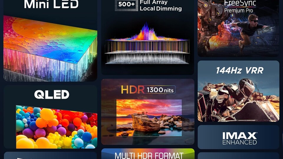 Besser ist nur OLED: 65 Zoll 4K Smart TV mit 144Hz und traumhaftem Bild ...