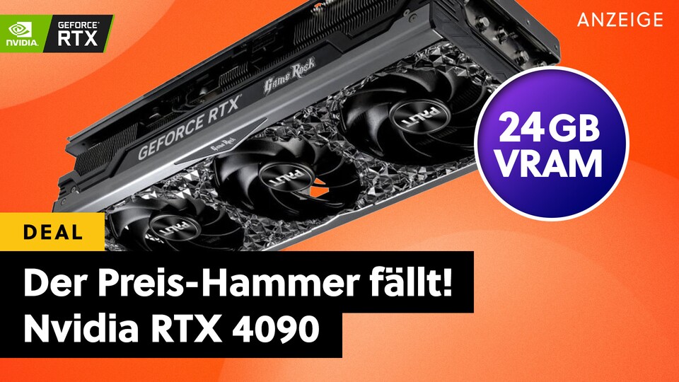 Wieder einmal gibt’s die günstigste Nvidia RTX 4090 bei Mindfactory und das gleich mit 100€ Abstand!