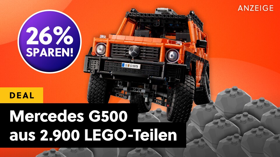 Für den Mercedes G500 lässt der Weihnachtsmann sogar seinen Schlitten ...