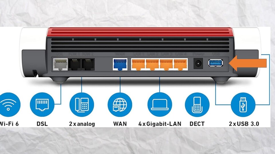 USB-Anschluss am Router: Das könnt ihr alles damit machen
