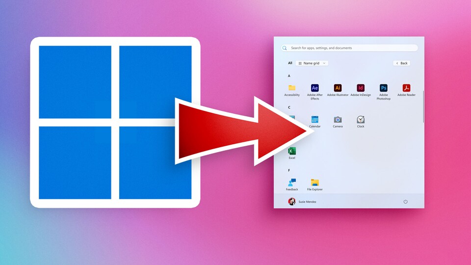Windows 11: Microsoft bohrt das Startmenü doppelt auf und das sieht ...