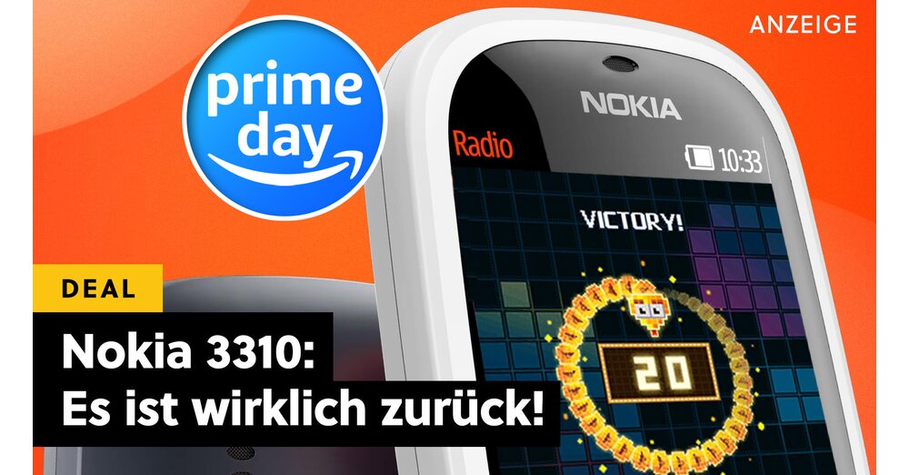 Das Nokia 3310 ist zurück: Das legendärste Handy aller Zeiten ist ...