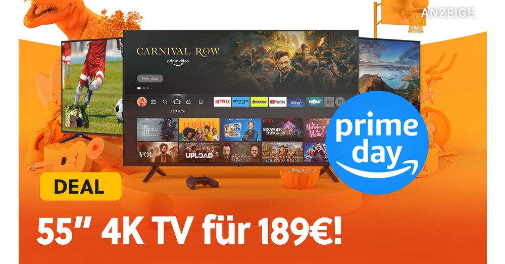 55 Zoll 4K TV für 189€ am Prime Day: Das ist mit Abstand der krasseste ...