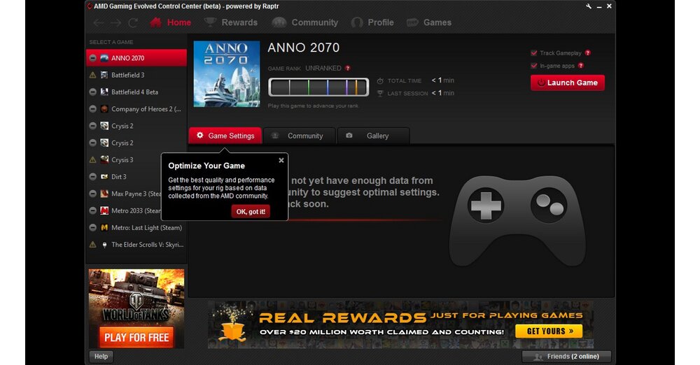 AMD Rewards für die Gaming Evolved App - Preise für 5 Millionen US ...