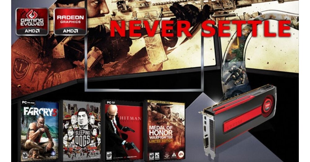 Never Settle Bundle Reloaded - AMD-Grafikkarten mit neuen Spiele-Bundles ab Februar