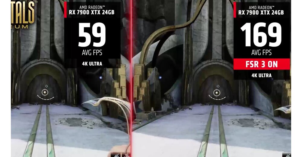 AMD zeigt, wie sich FidelityFX Super Resolution auf die Framerate ...