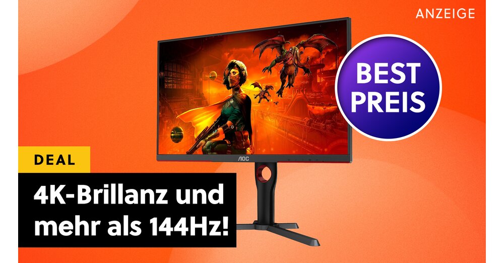 Ein verfrühtes Amazon Prime Day-Angebot? 4K Gaming-Monitor mit über ...