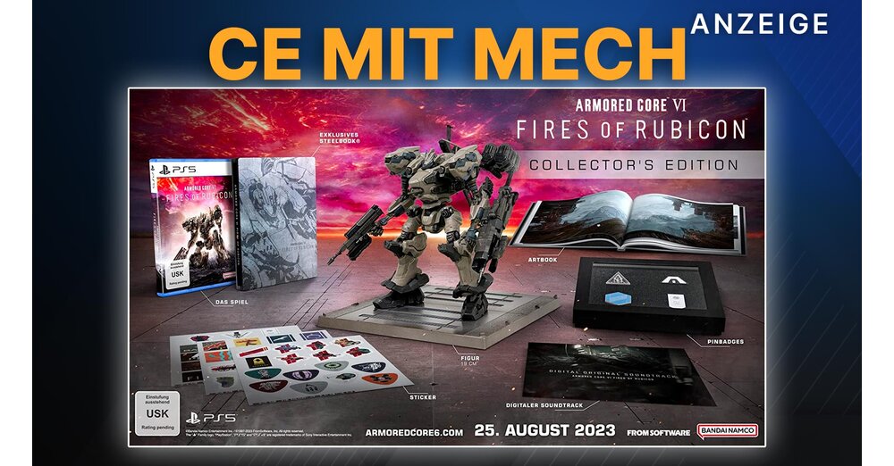 Armored Core 6: Collector's Edition mit Mech-Figur jetzt bei Amazon ...