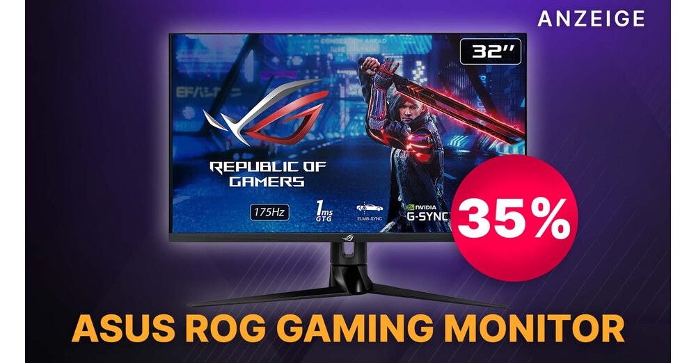 Die 144Hz-Ära geht zu Ende: ASUS WQHD Gaming Monitor mit 32 Zoll, 175Hz ...