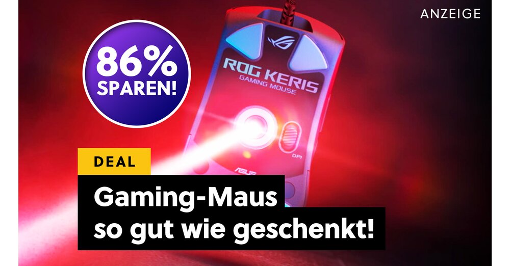 70 Euro-Maus für einen Zehner: Eine richtig gute Asus Gaming-Maus wird ...