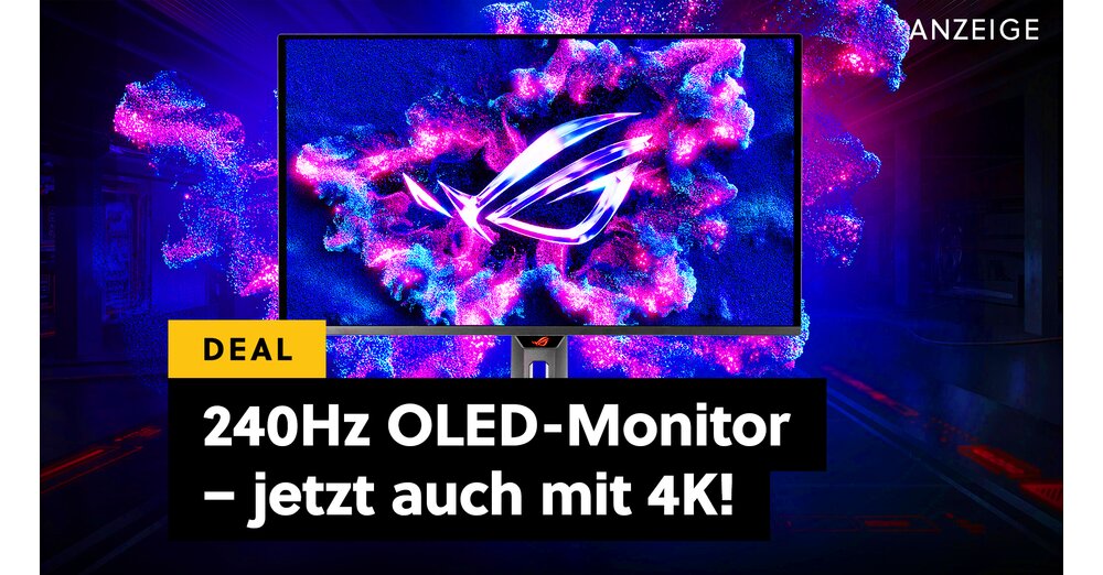 OLED & 240Hz sind eine exzellente Kombi – ASUS neuer Gaming-Monitor ...