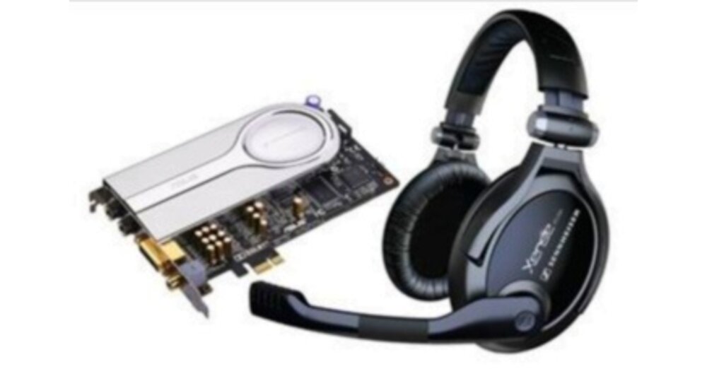 Asus Xonar Xense - Soundkarte mit Sennheiser-Headset