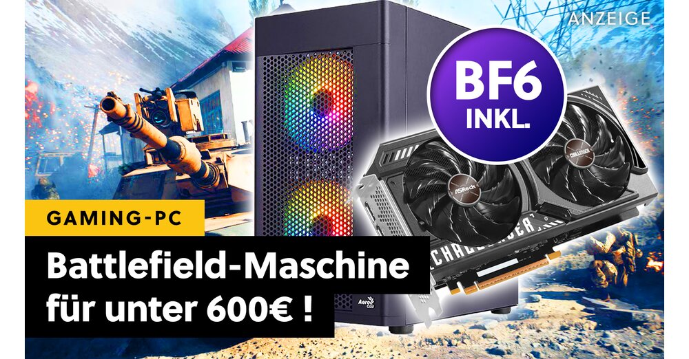 Gaming-PC unter 600€: Diese Konfiguration ist perfekt für Battlefield 6 ...