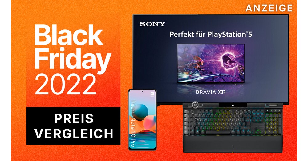 Black Friday 2022 Angebotsvergleich mit Amazon, MediaMarkt & Co.