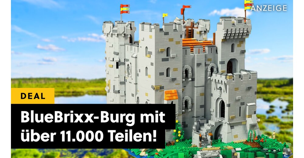 Das größte BlueBrixx-Set ist natürlich eine Burg, aber bei über 11.000 ...
